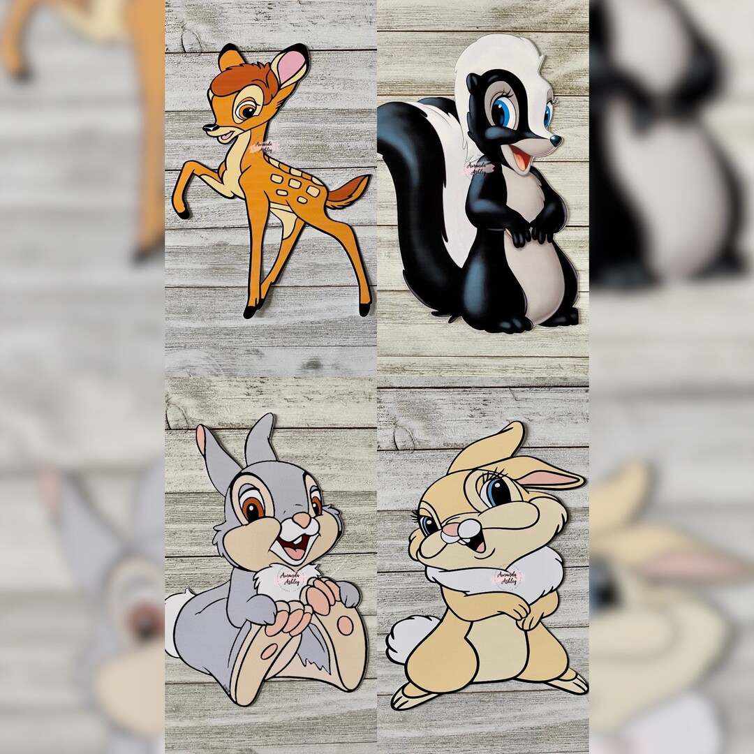 Bambi Character Cutouts Bambi Birthday Bambi Party Decor - Etsy