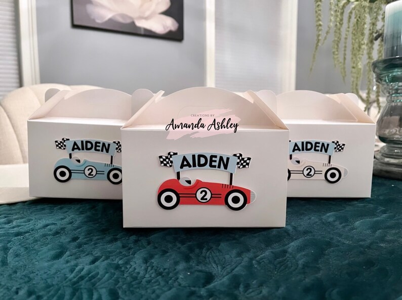 Vintage Car Favor Boxes Vintage Car Birthday Party Vintage - Etsy