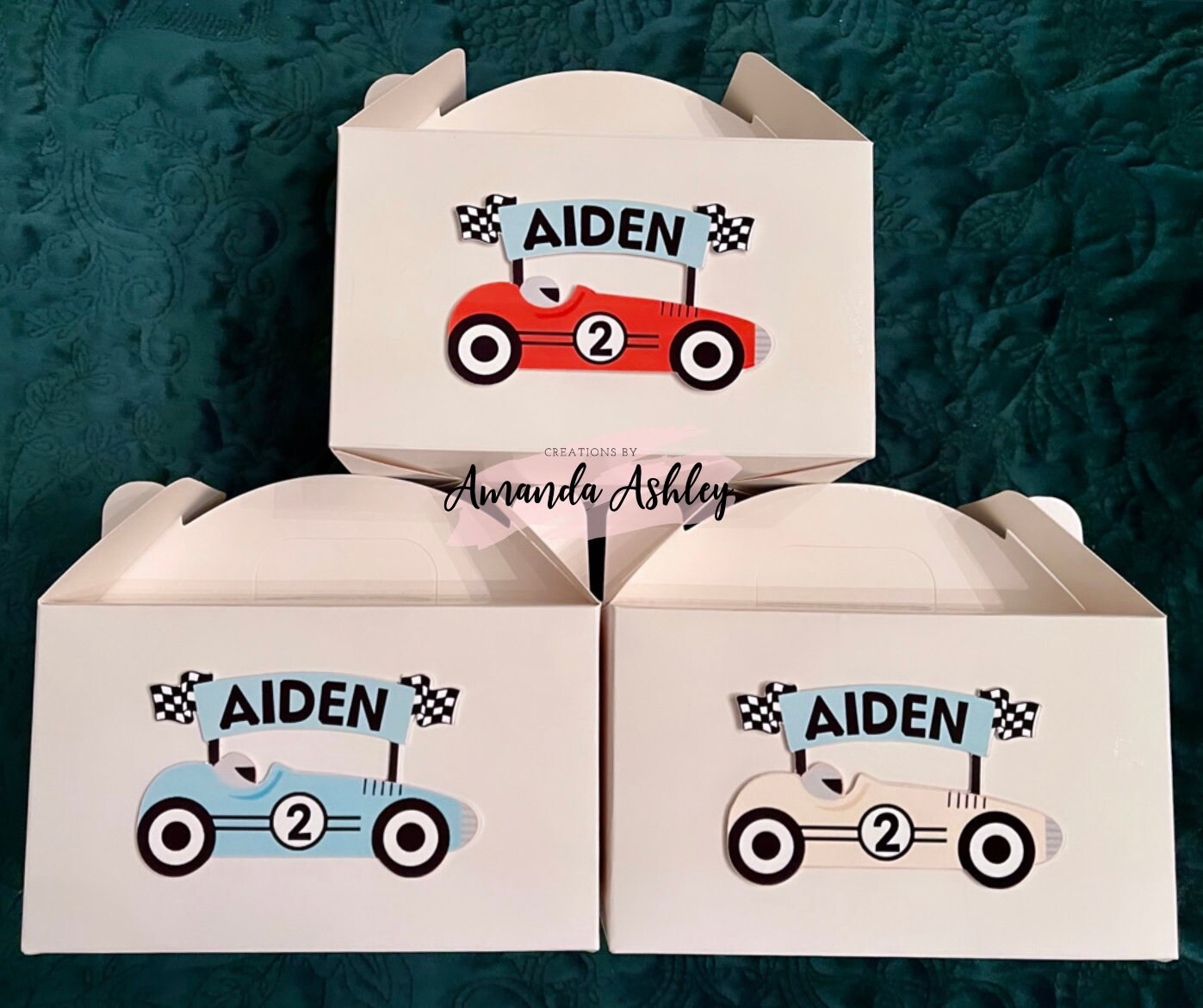 Vintage Car Favor Boxes, Vintage Car Birthday Party, Vintage Car Party ...