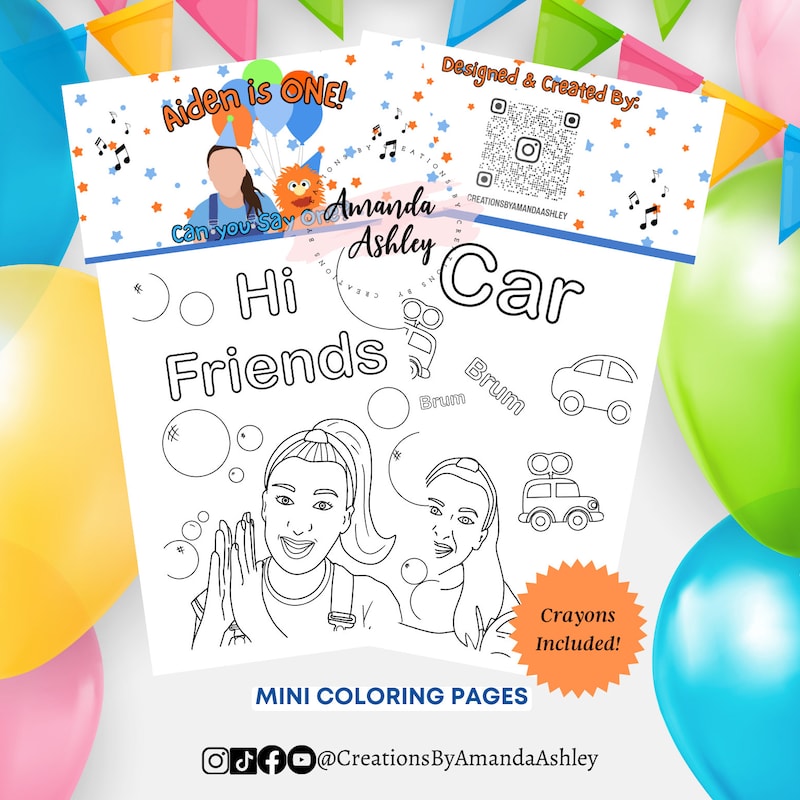 Ms Rachel Coloring Pages - Etsy