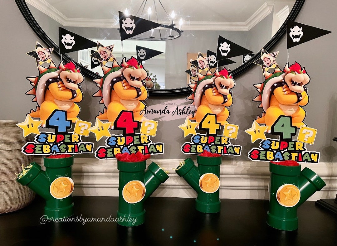 Bowser Centerpieces, Super Party Favors, Party Favors, Super M ...