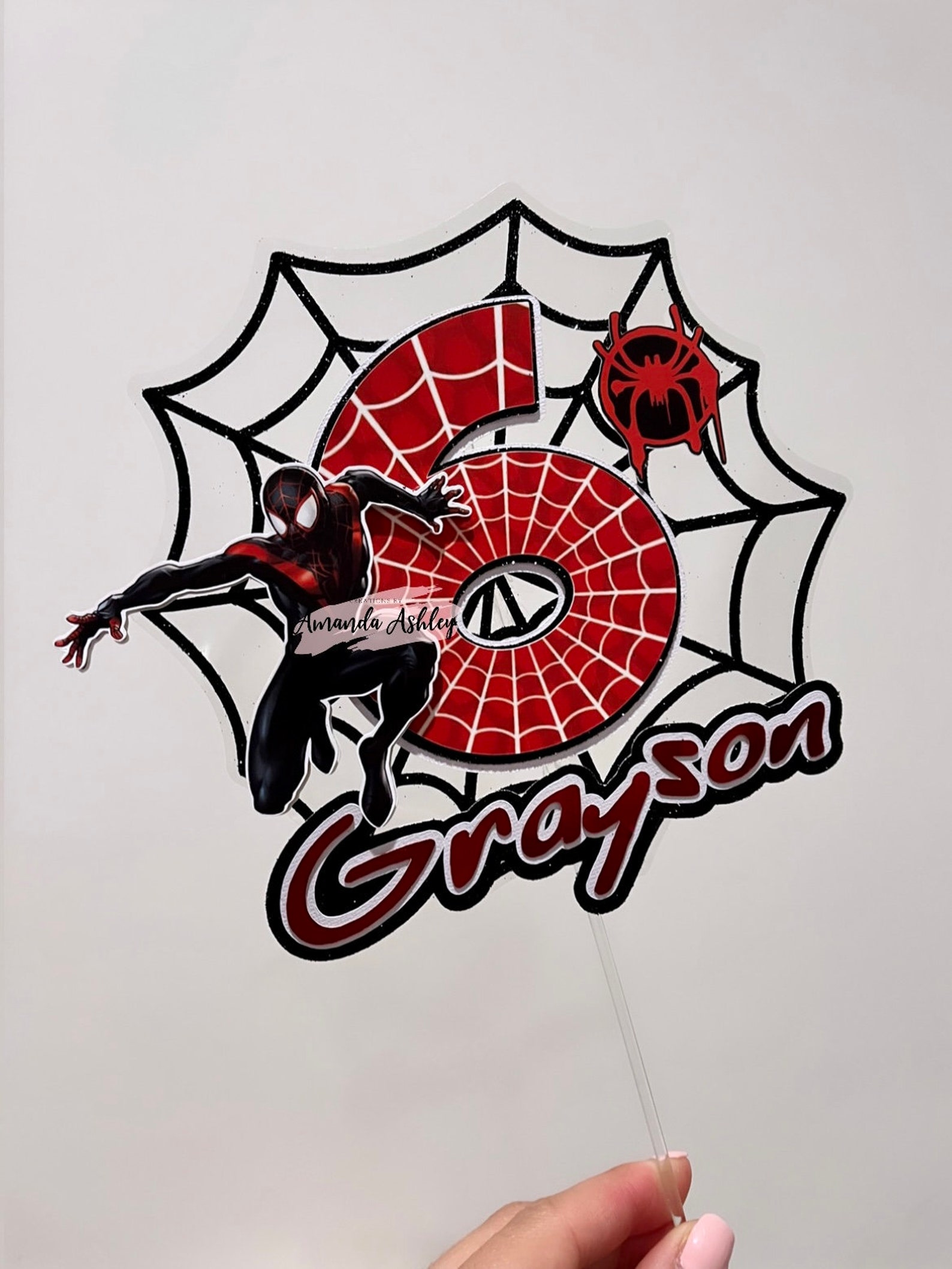 Miles Morales Cake Topper Spiderman Cake Topper Spidey and - Etsy Canada