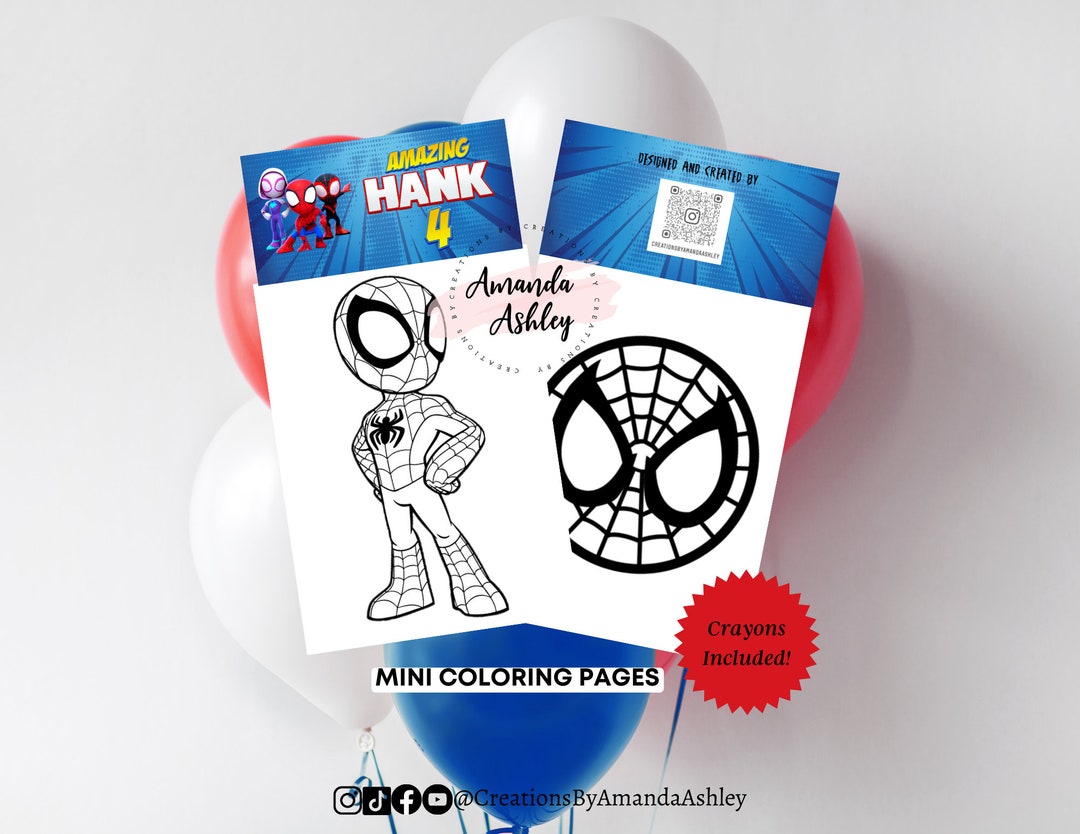 Spidey and Friends Coloring Pages, Mini Coloring Pages, Spidey and ...
