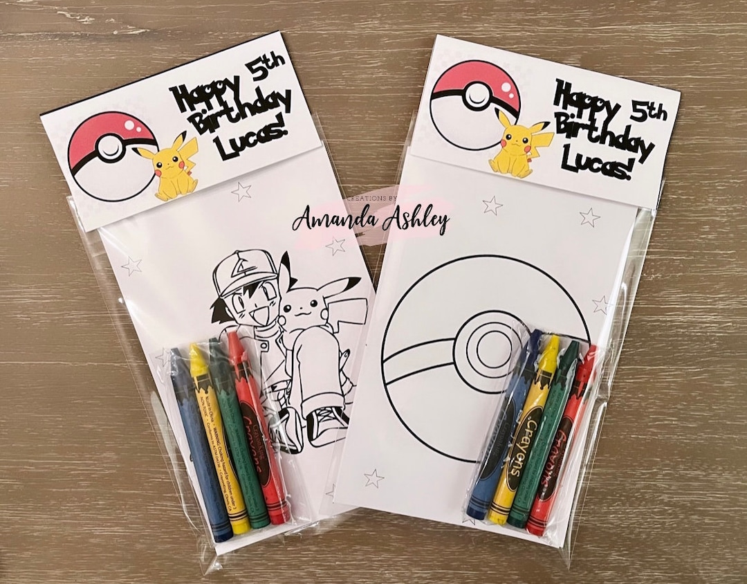 Poke Coloring Pages, Mini Coloring Pages, Pika Birthday, Pokeball Party ...