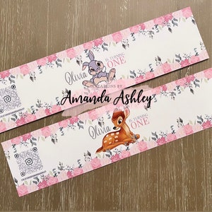 Bambi Birthday Waterbottle Labels, Bambi Labels, Bambi Favors, Bambi ...