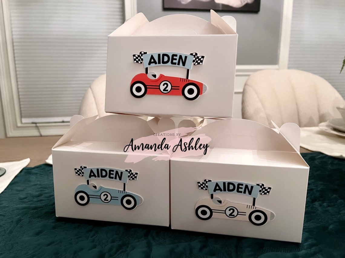 Vintage Car Favor Boxes Vintage Car Birthday Party Vintage - Etsy
