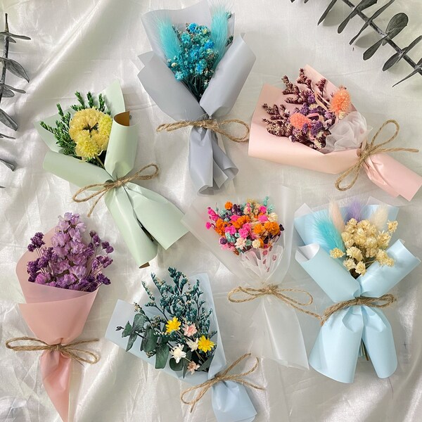 Mini Flower Bouquet - Etsy