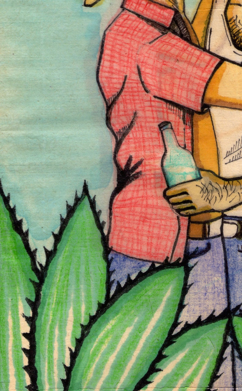 Original Art. Los Compadres. Version 2 - Etsy