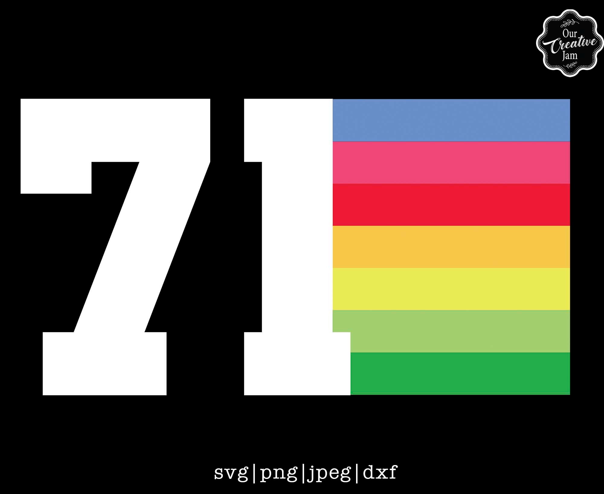 71 birthday svg 71 bday 1971 svg vintage 1971 svg50th | Etsy