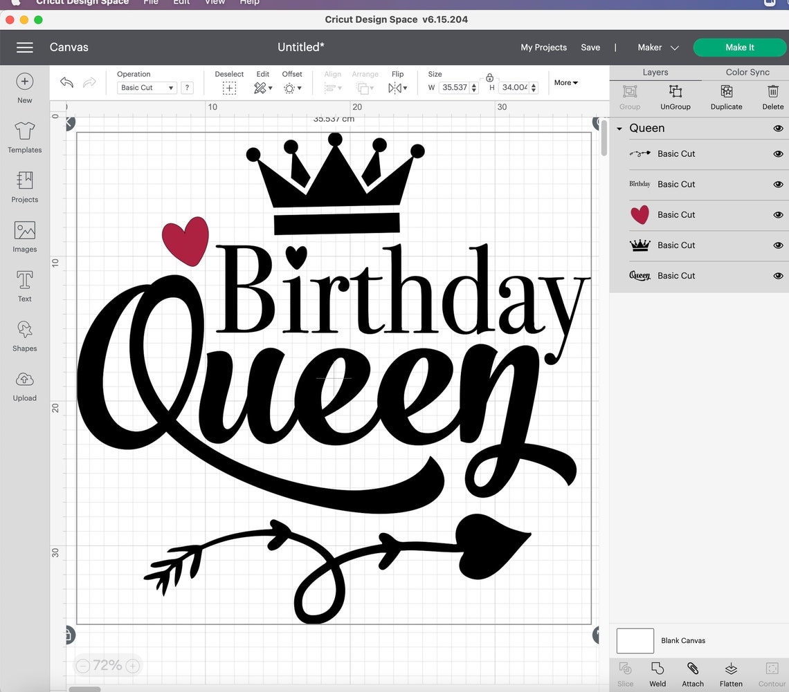 Birthday Queen Crown Svg Birthday Queen With Crown Svg - Etsy