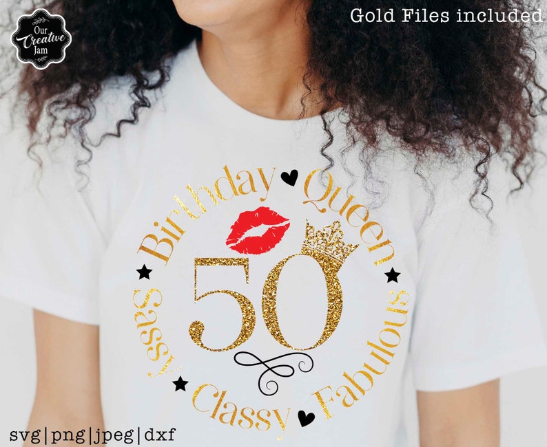 50 and Fabulous Svg 50 and Fab Svg 50th Birthday Svg for - Etsy
