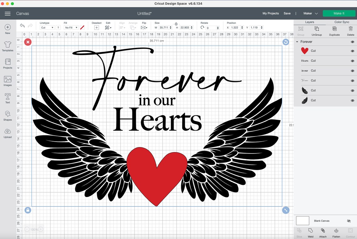 Forever In Our Hearts Svg Remembering A Loved One Svg Etsy