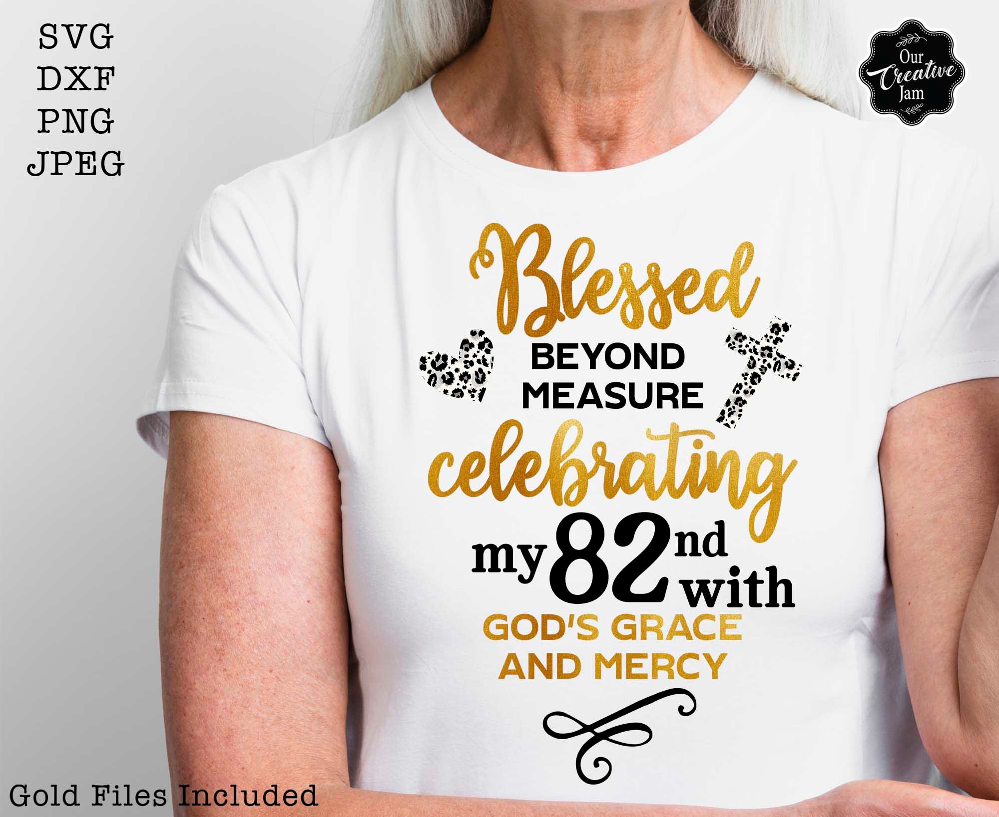 82nd Birthday Svg 82nd Birthday Svg for Women Blessed - Etsy Norway