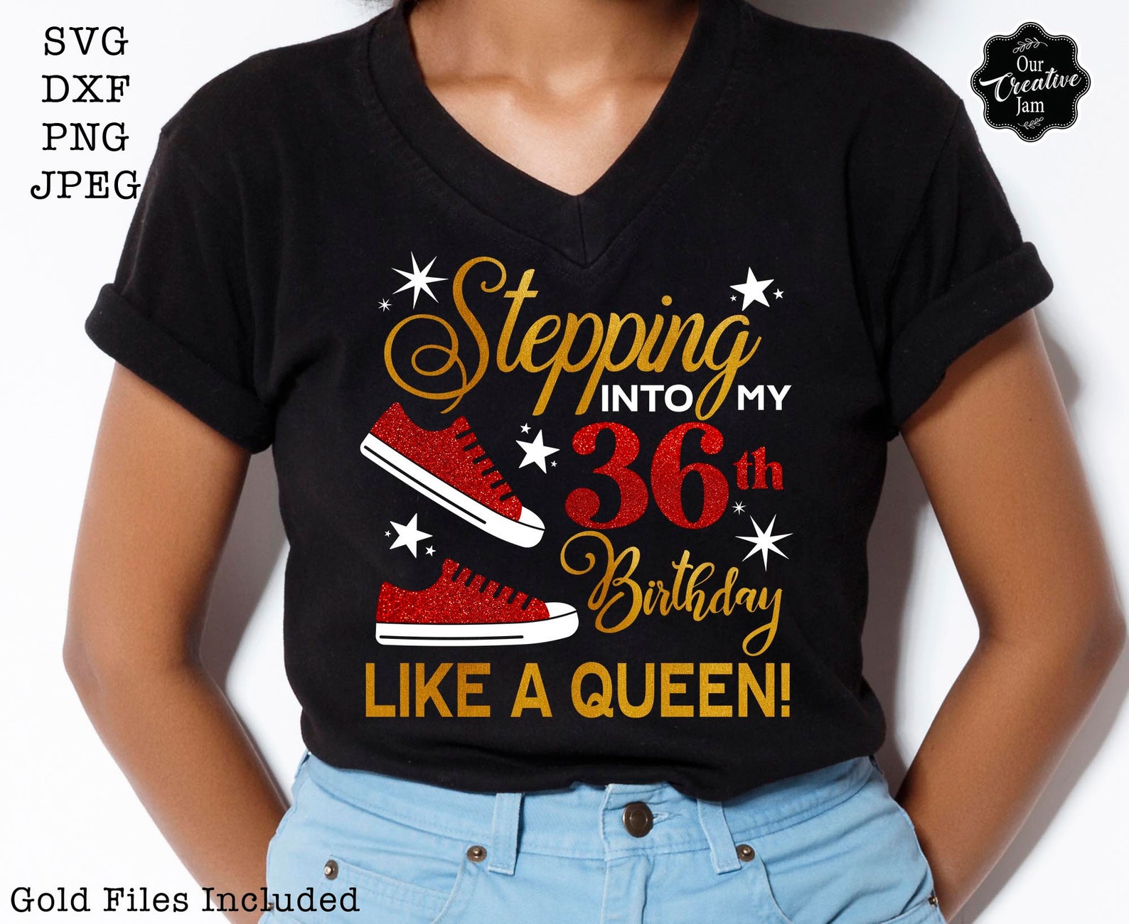 Stepping Into My 36th Like a QUEEN SVG,36 and Fabulous Svg,36th ...