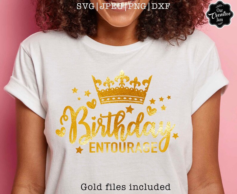 Birthday Entourage Svg Birthday Queen Svg Birthday Queen - Etsy