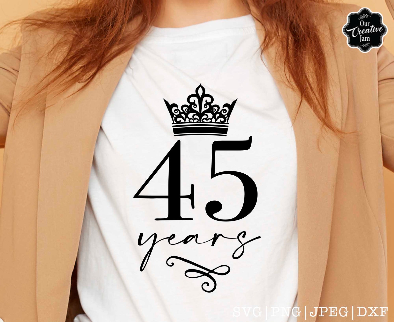 45 Years Svg 45th Birthday Svg 45 Svg 45 and Fabulous - Etsy