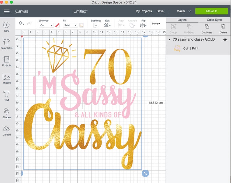 Im 70 Sassy and All Kinds of Classy SVG Sassy and 70 Svg 70 - Etsy