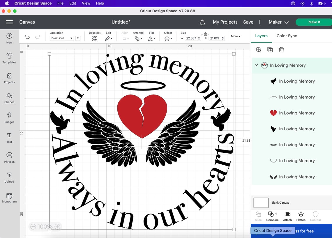 In Loving Memory Svg Rip Svg Memorial Svg in Memory Svg - Etsy
