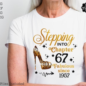 Chapter 67 Fabulous Since 1957 Svg, 67th Birthday Svg, SVG, Grandma ...