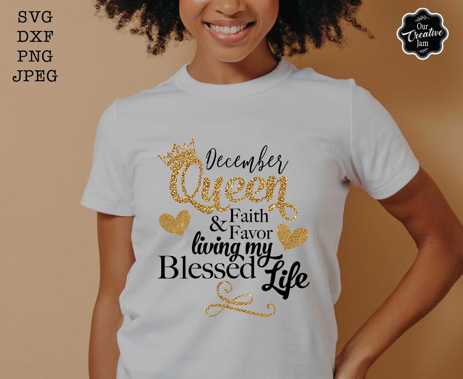 December Queen Svg, December Birthday Queen SVG, December Birthday SVG ...
