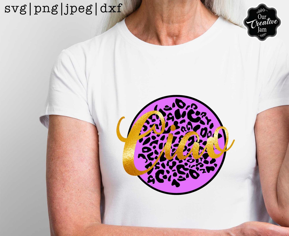 Ciao Svg Italian Svg Leopard Spots SVG Leopard Print Svg - Etsy