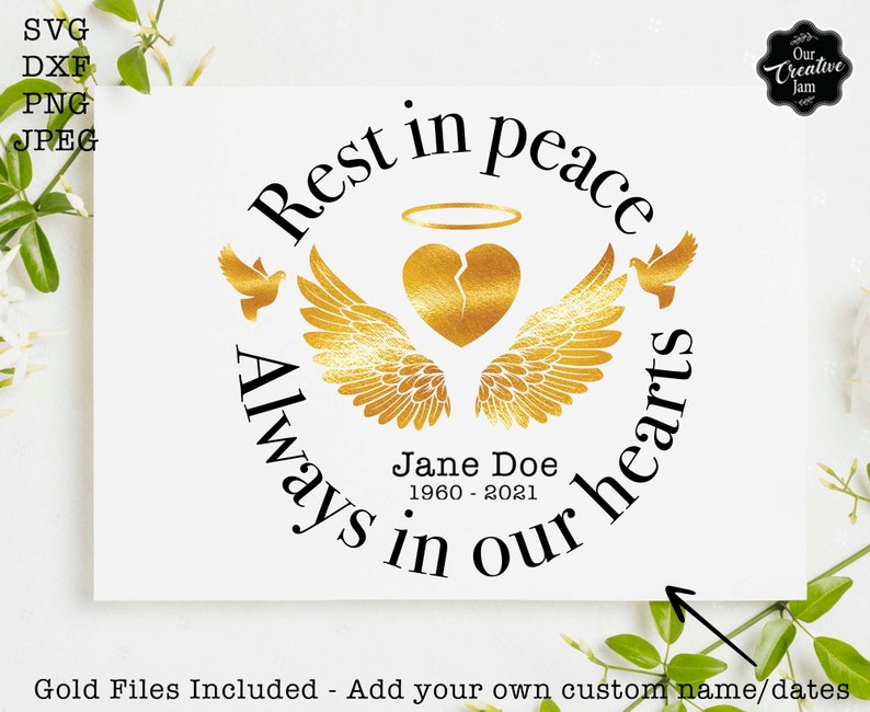 In Loving Memory Svg Rip Svg Memorial Svg in Memory Svg - Etsy