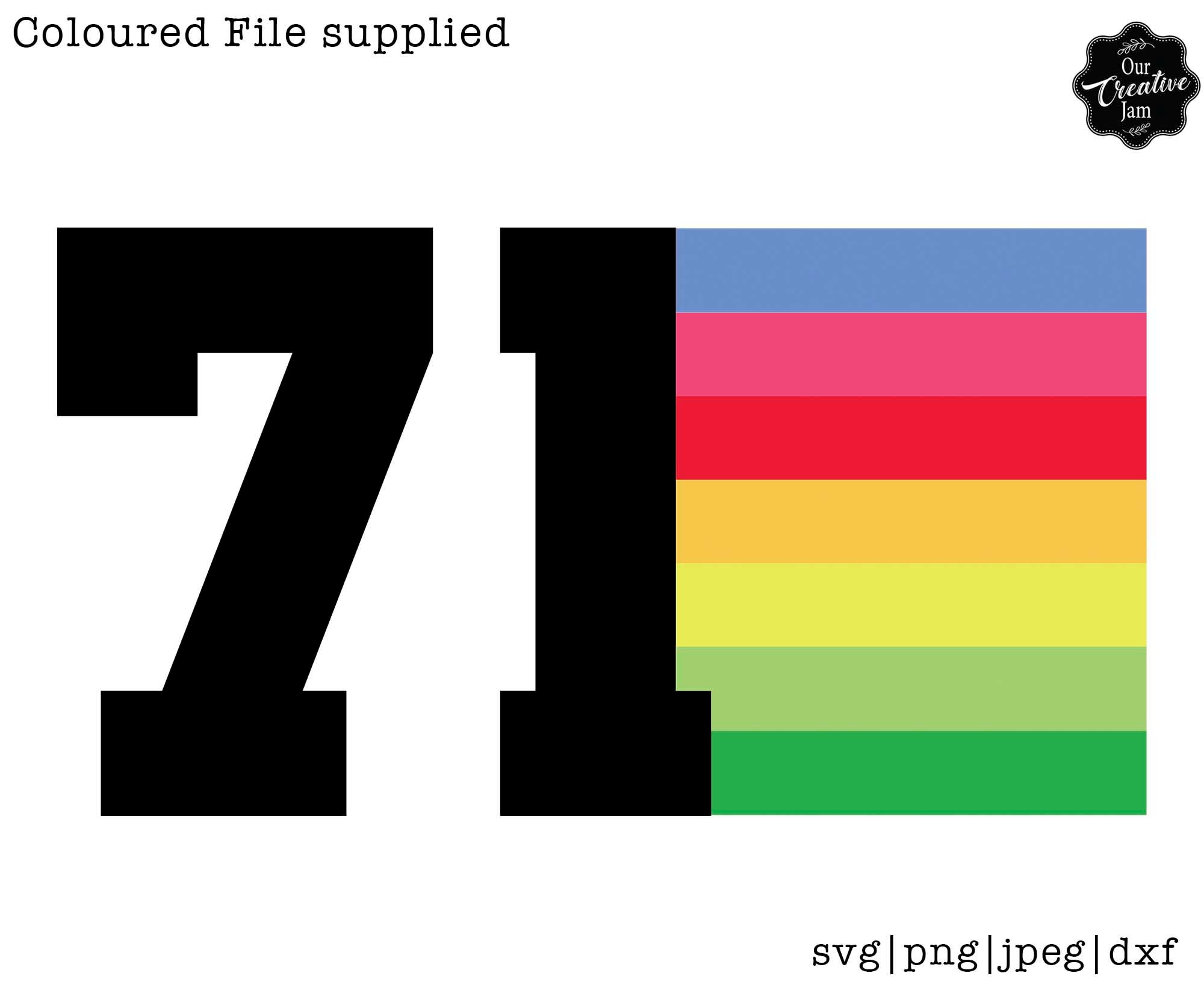 71 birthday svg 71 bday 1971 svg vintage 1971 svg50th | Etsy