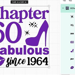 Chapter 60 Fabulous Since 1964 Svg, 60th Birthday Svg, Chapter 60 Svg ...