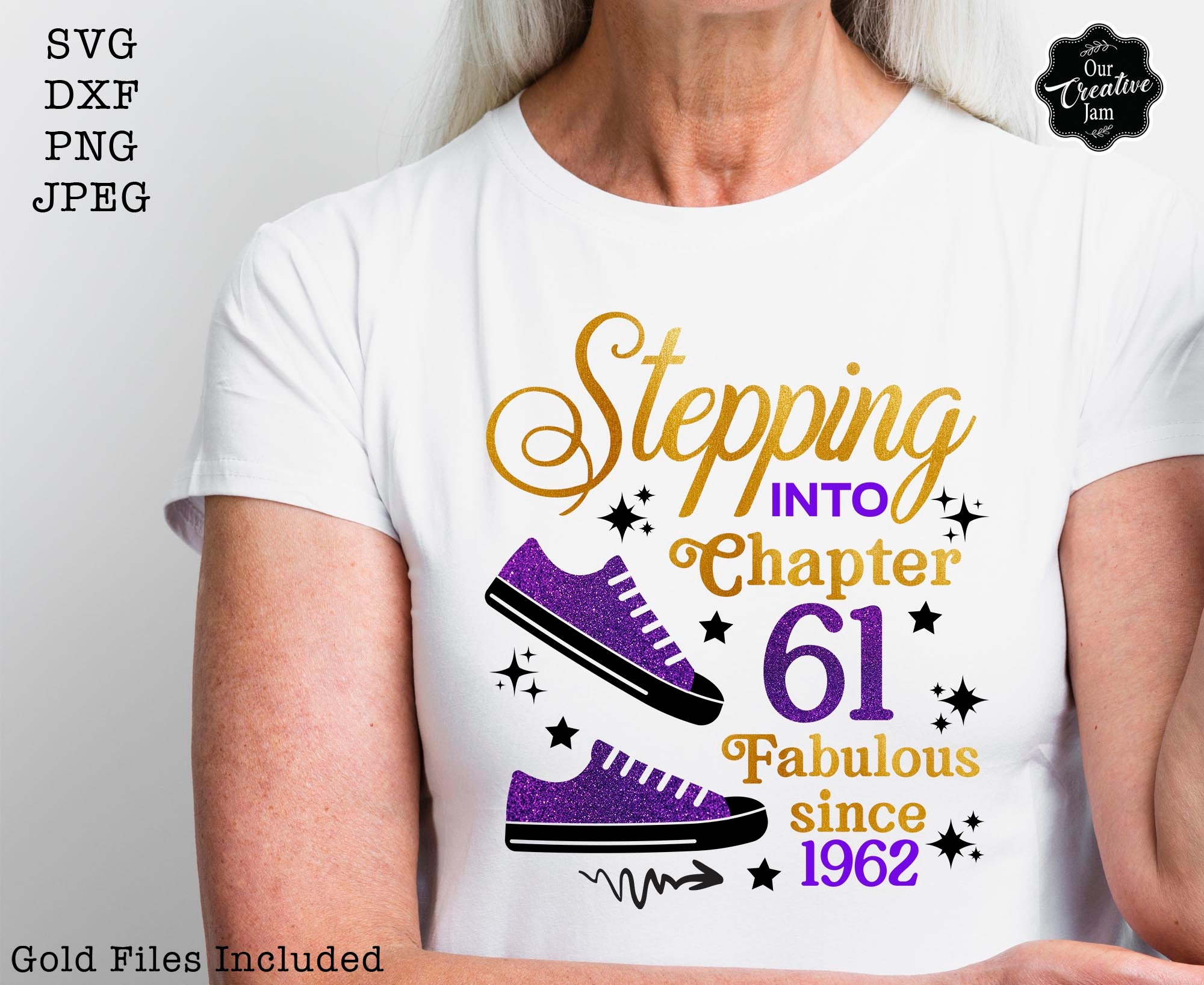 Stepping Into Chapter 61 Fabulous Since 1962 Svg, 61st Birthday Svg ...
