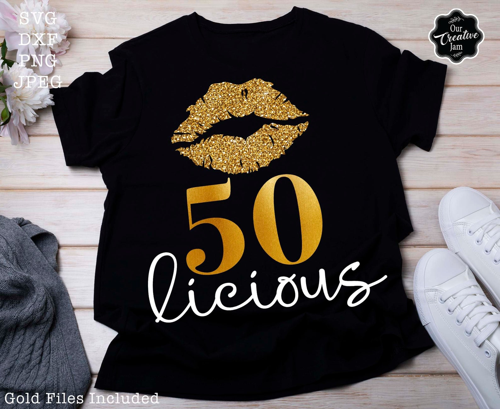 Fiftlylicious Svg Fifty Licious Png 50 and Fabulous Svg 50 - Etsy