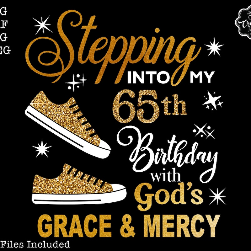 65th Birthday Svg - Etsy