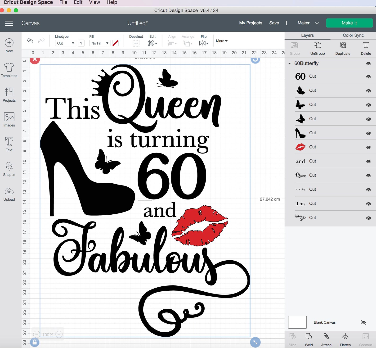 This Queen is Turning 60 & Fabulous SVG,60 and Fabulous Svg,60th ...