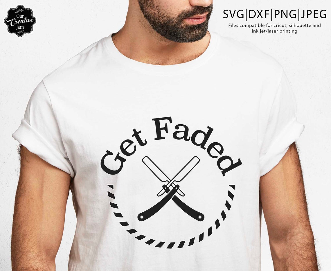 Get Faded Svg Faded Svg Black Barber Svg Barbershop Svg - Etsy