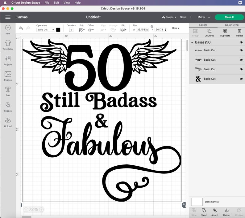 50 and Fabulous Svg 50 and Fab Svg 50th Birthday Svg for - Etsy