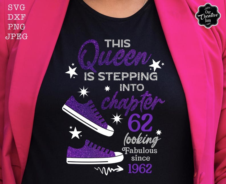 Stepping Into Chapter 62 Fabulous Since 1962svg, 62nd Birthday Svg ...