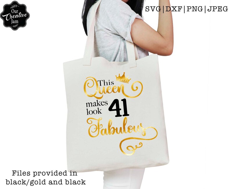 This Queen Makes 41 Look Fabulous Svg 41 and Fabulous Svg | Etsy