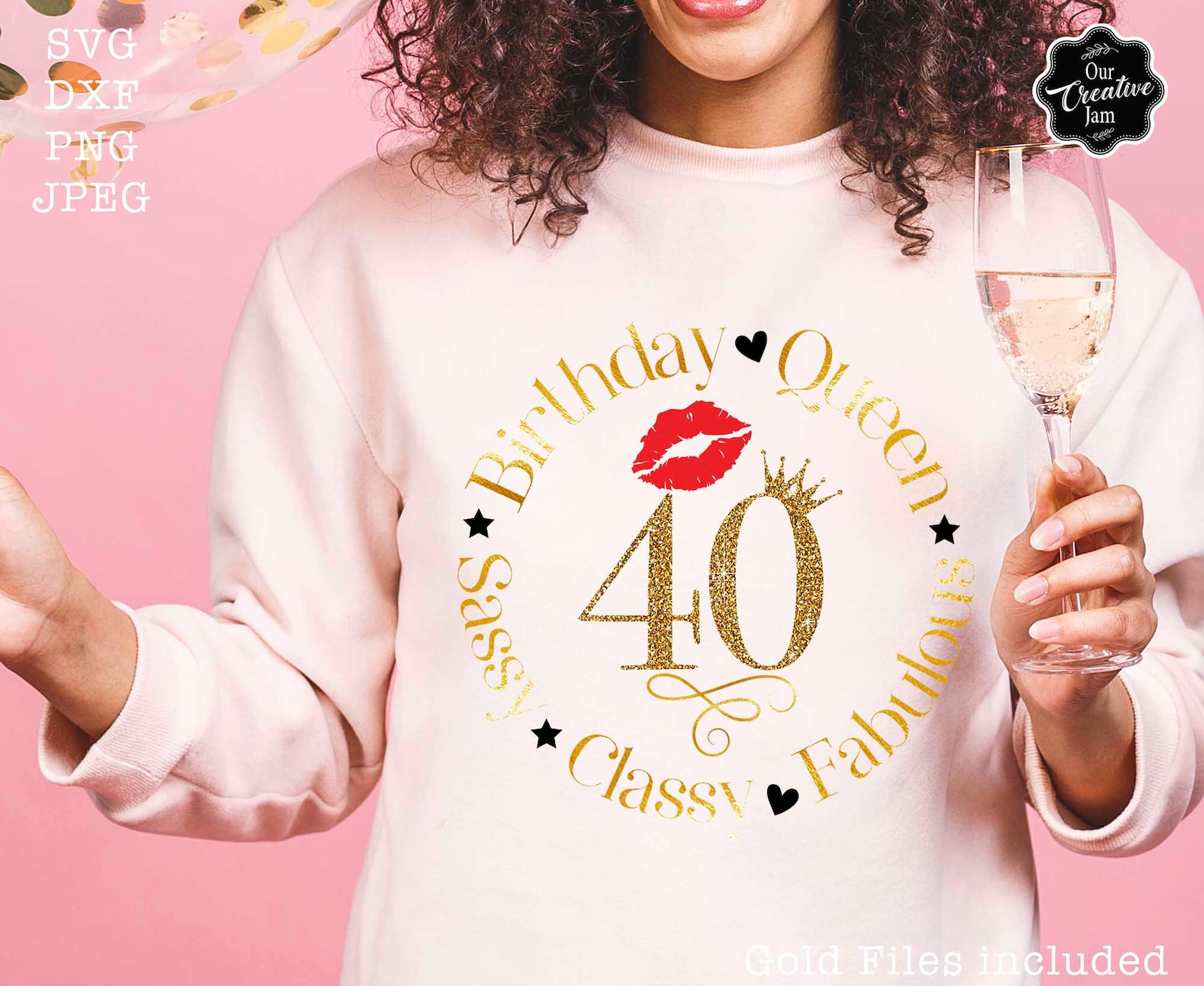 40 and Fabulous Svg, Fabulous at 40 Svg, 40 and Fab Svg, 40th Birthday ...