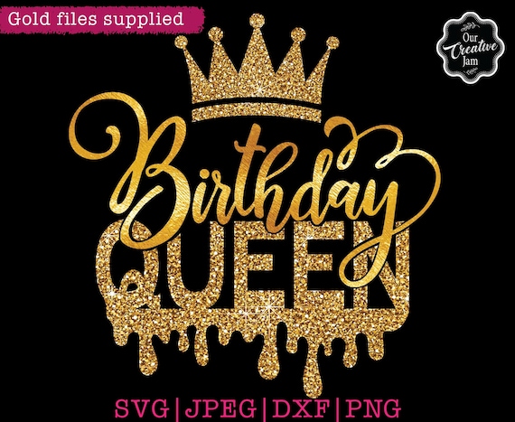 Birthday Queen Drip Svg Birthday Drip Svg Melanin Drip Svg - Etsy