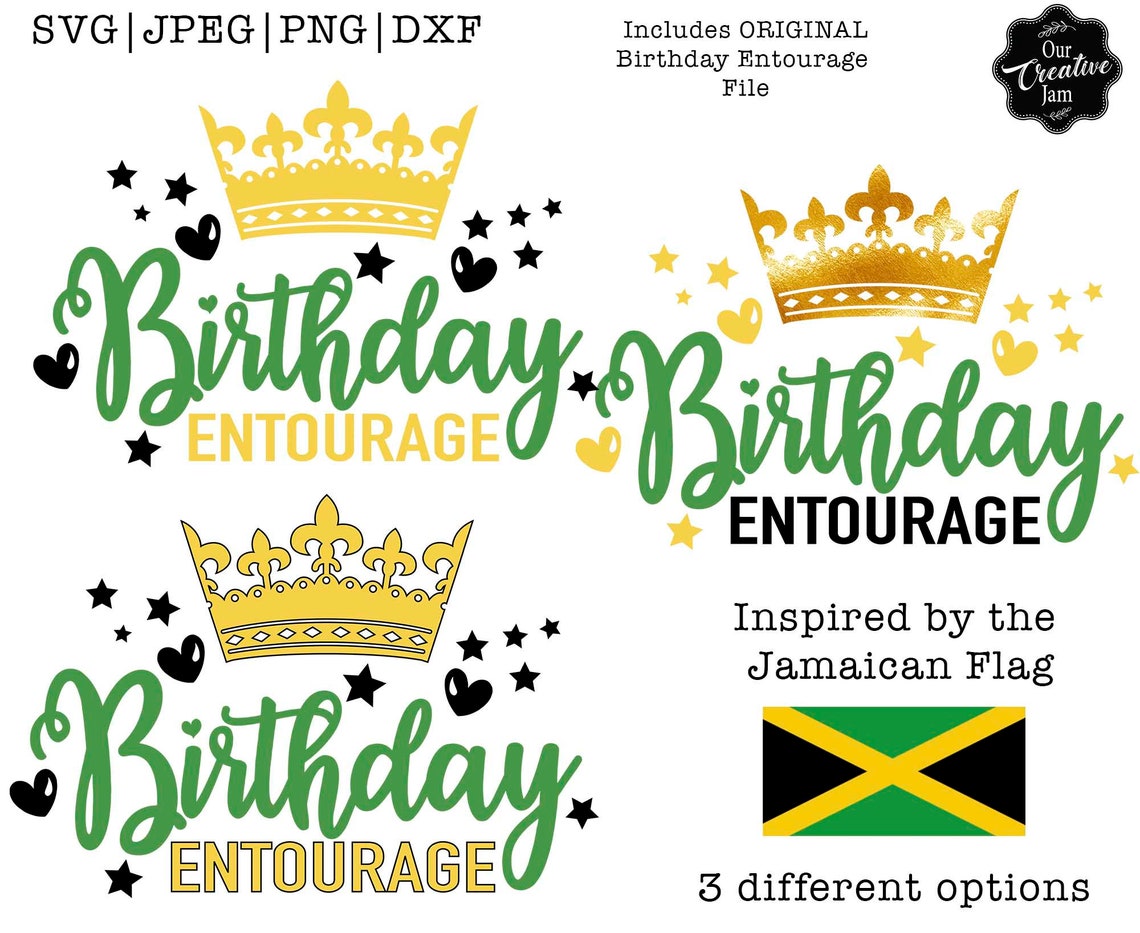 Birthday Entourage Svg Birthday Queen Svg Birthday Queen - Etsy
