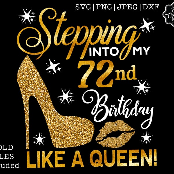 72nd Birthday Card - Etsy