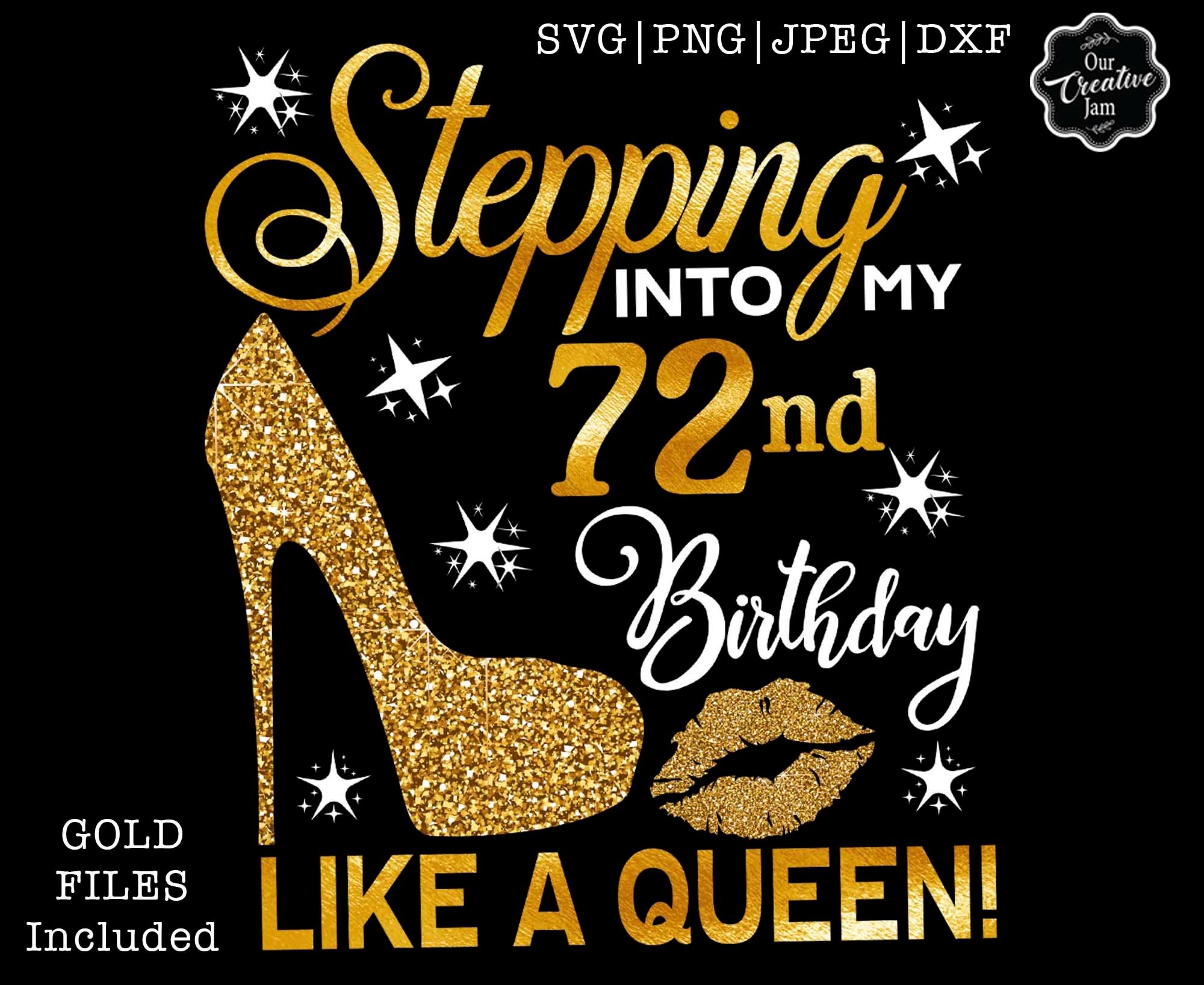 Stepping Into My 72nd Birthday Like a Boss SVG, 72nd Birthday Svg for ...