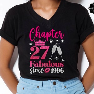 Chapter 27 Fabulous Since 1996 Svg, 27th Birthday Svg ,27 Birthday Svg ...