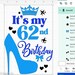 It's My 62nd Birthday Svg, 62nd Birthday Svg, Chapter 62 Svg, Grandmad ...