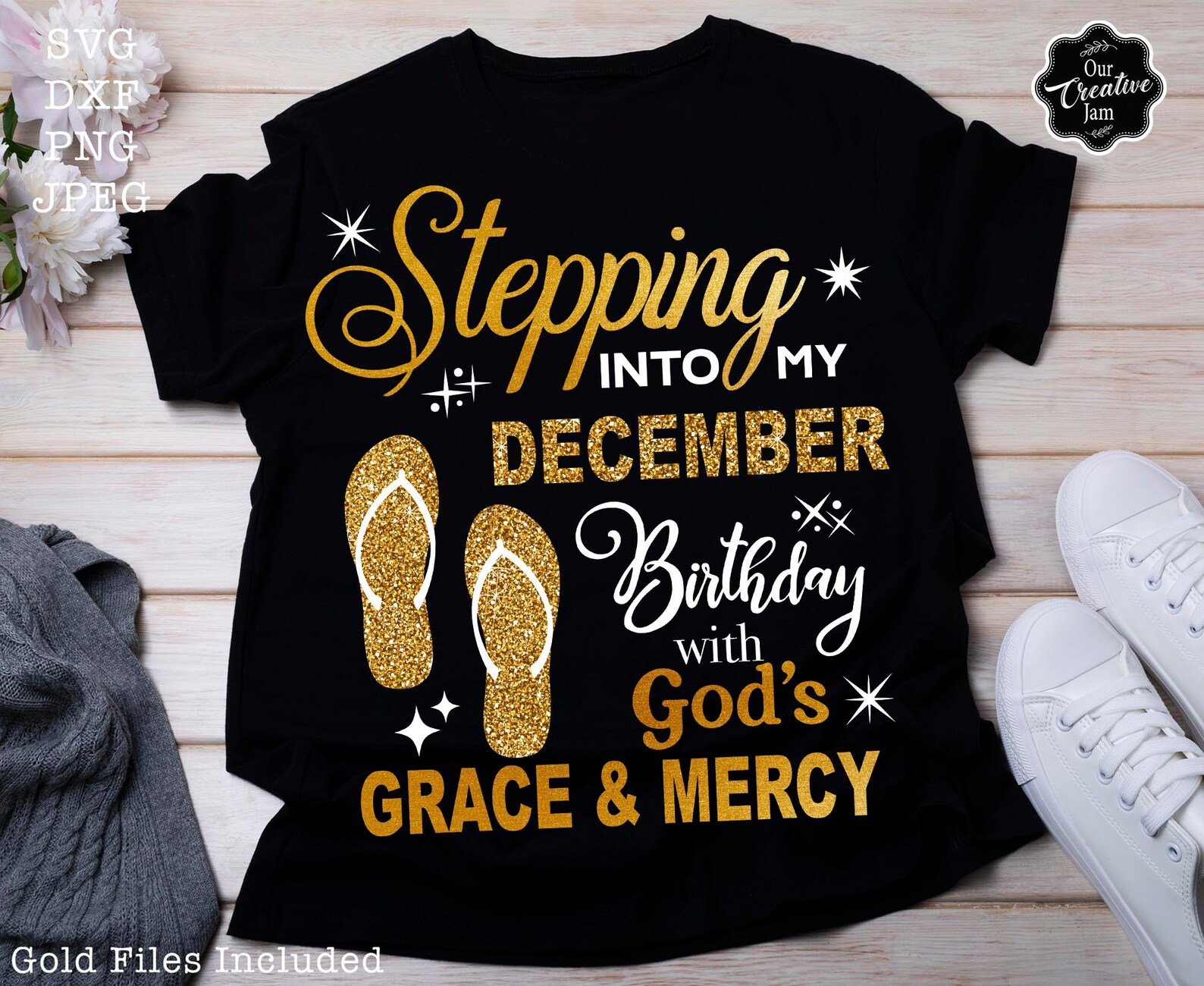 Stepping Into My December Birthday Svg, December Birthday SVG, December ...