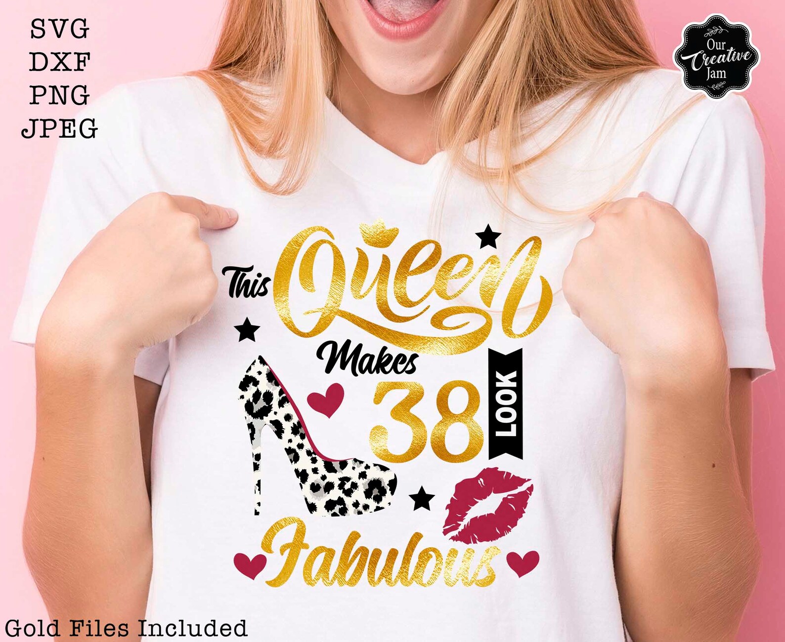 This Queen Makes 38 Look Fabulous Svg38th Birthday Svg38 - Etsy