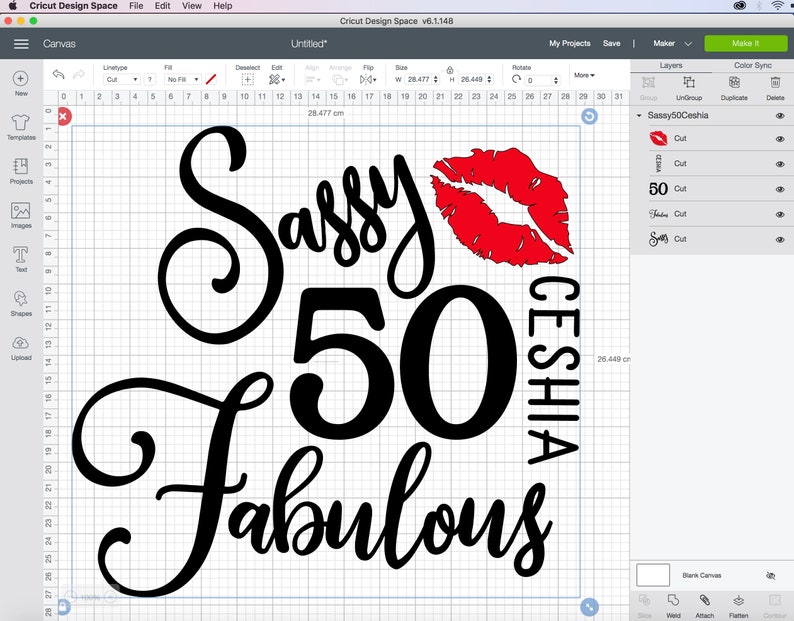 50 and Fabulous Svg 50 and Fab Svg 50th Birthday Svg for - Etsy