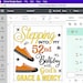 Stepping Into My 52nd With God's Grace and Mercy SVG, 52nd Birthday Svg ...