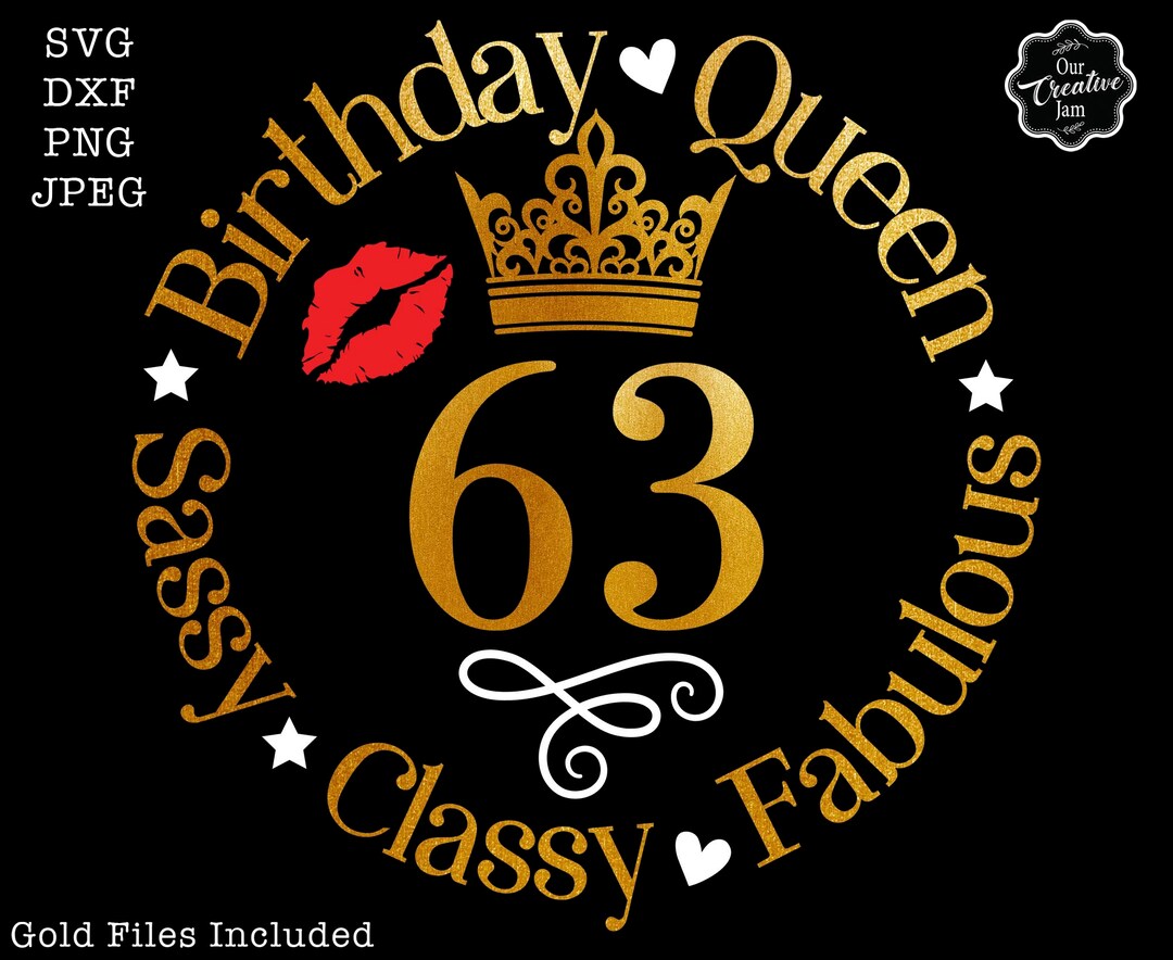 63 and Fabulous Svg, Fabulous at 63 Svg, 63 and Fab Svg,63rd Birthday ...