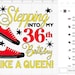 Stepping Into My 36th Like a QUEEN SVG,36 and Fabulous Svg,36th ...