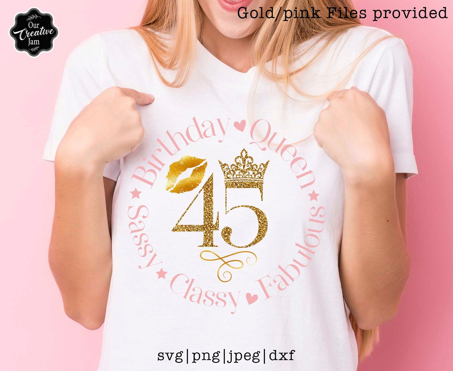 45th Birthday Svg 45 and Fabulous Svg Forty Five and - Etsy UK
